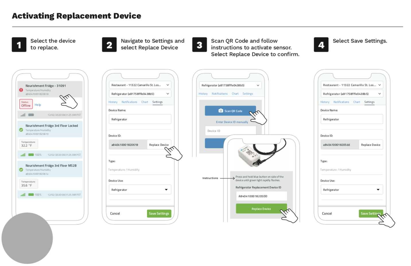 How to replace a Beacon device